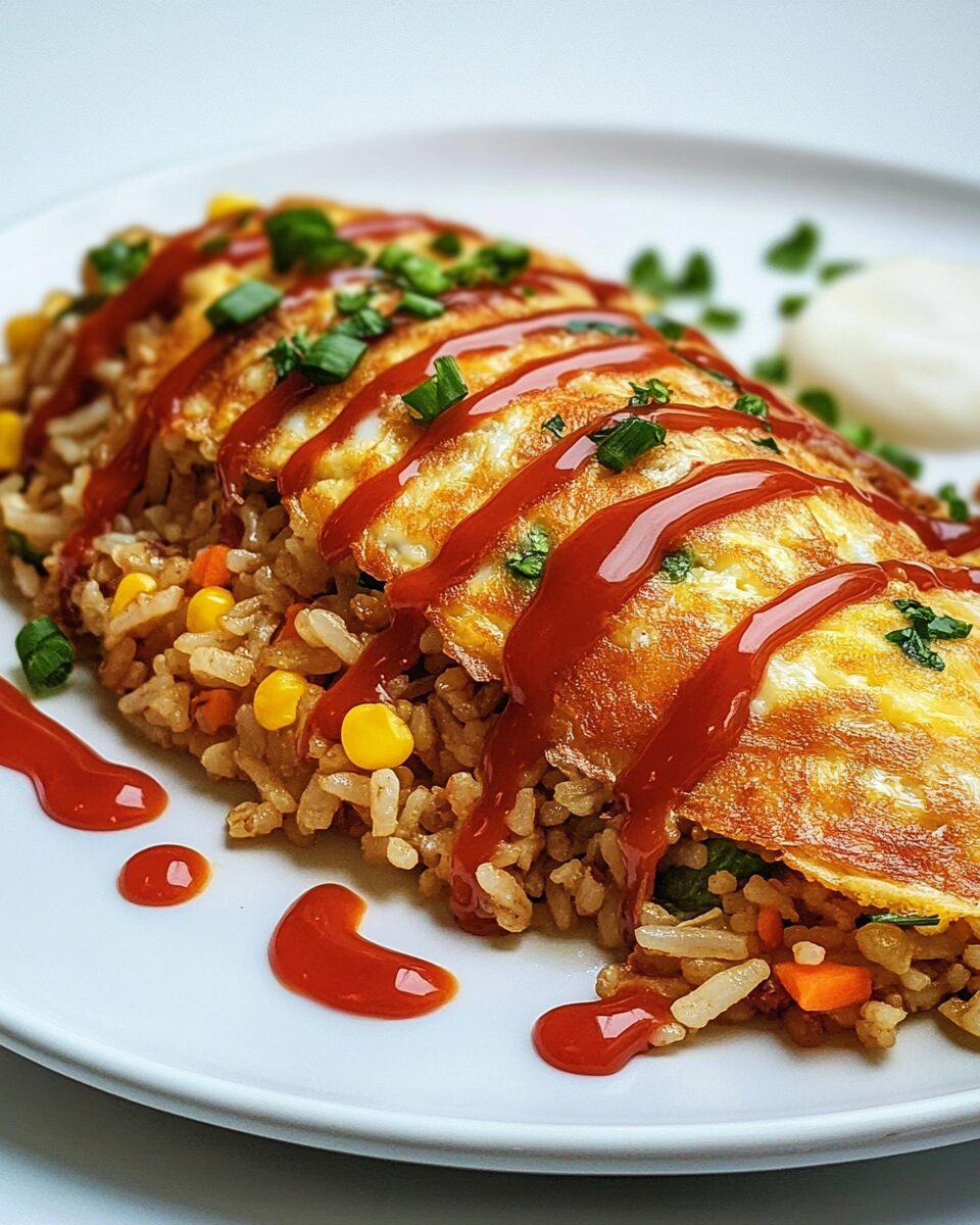 Omurice (Japanese Rice Omelet) - Recipes by Zoey