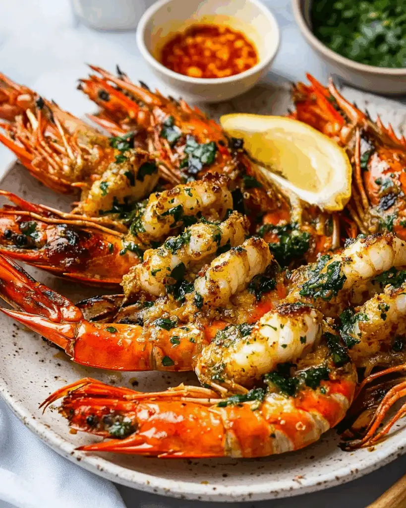 BBQ Chilli Garlic Prawns