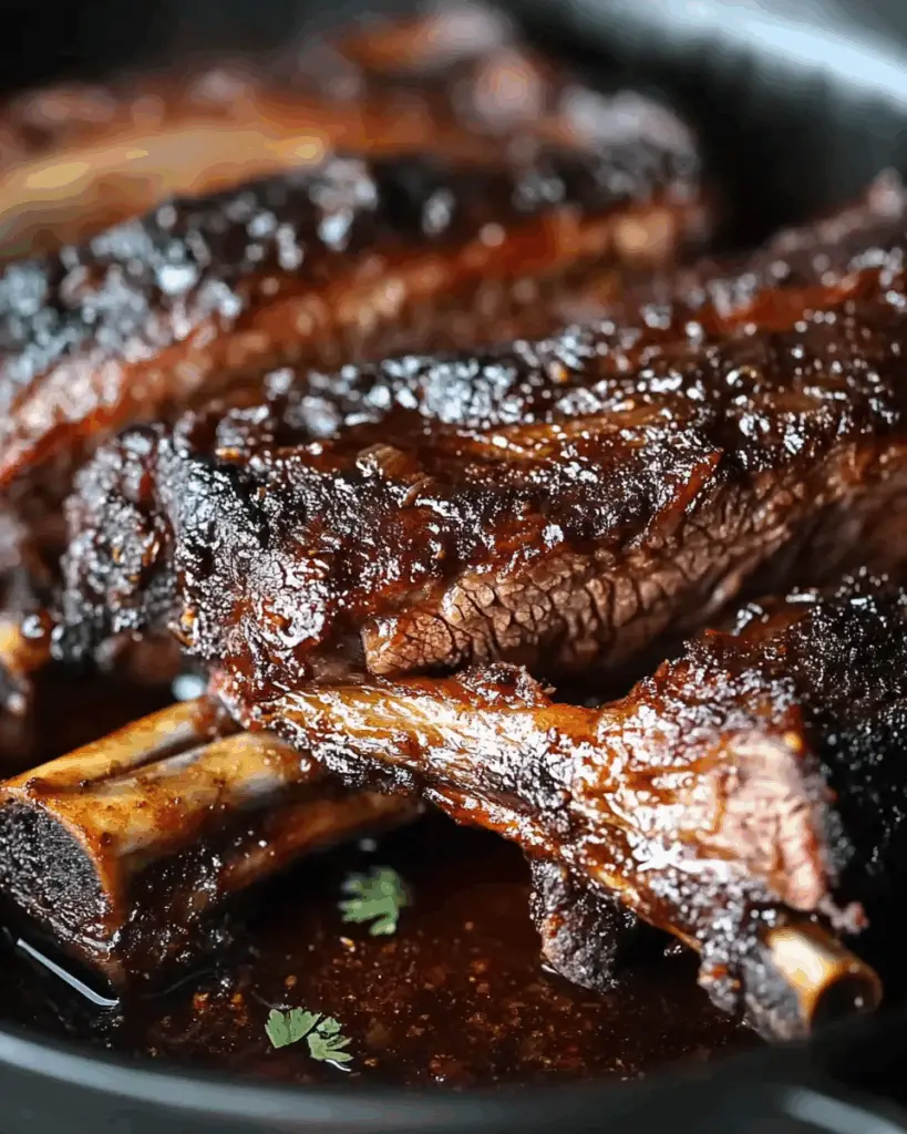 Caramelized Slow Roast Asian Beef Short Rib