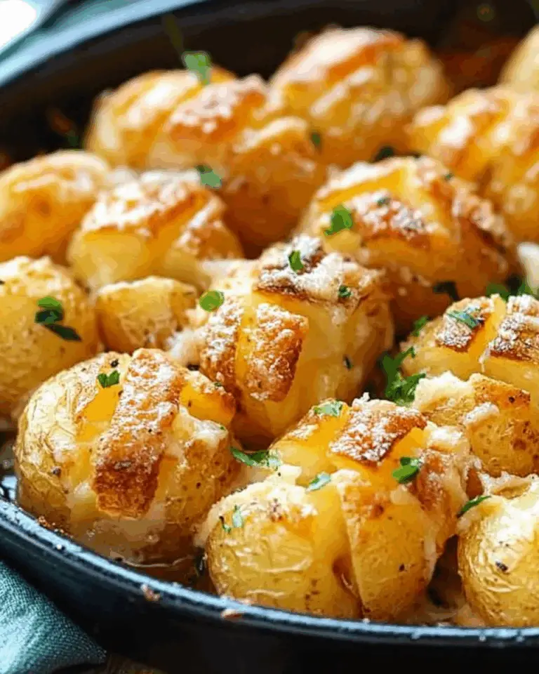 Cheesy Garlic Roasted Potatoes