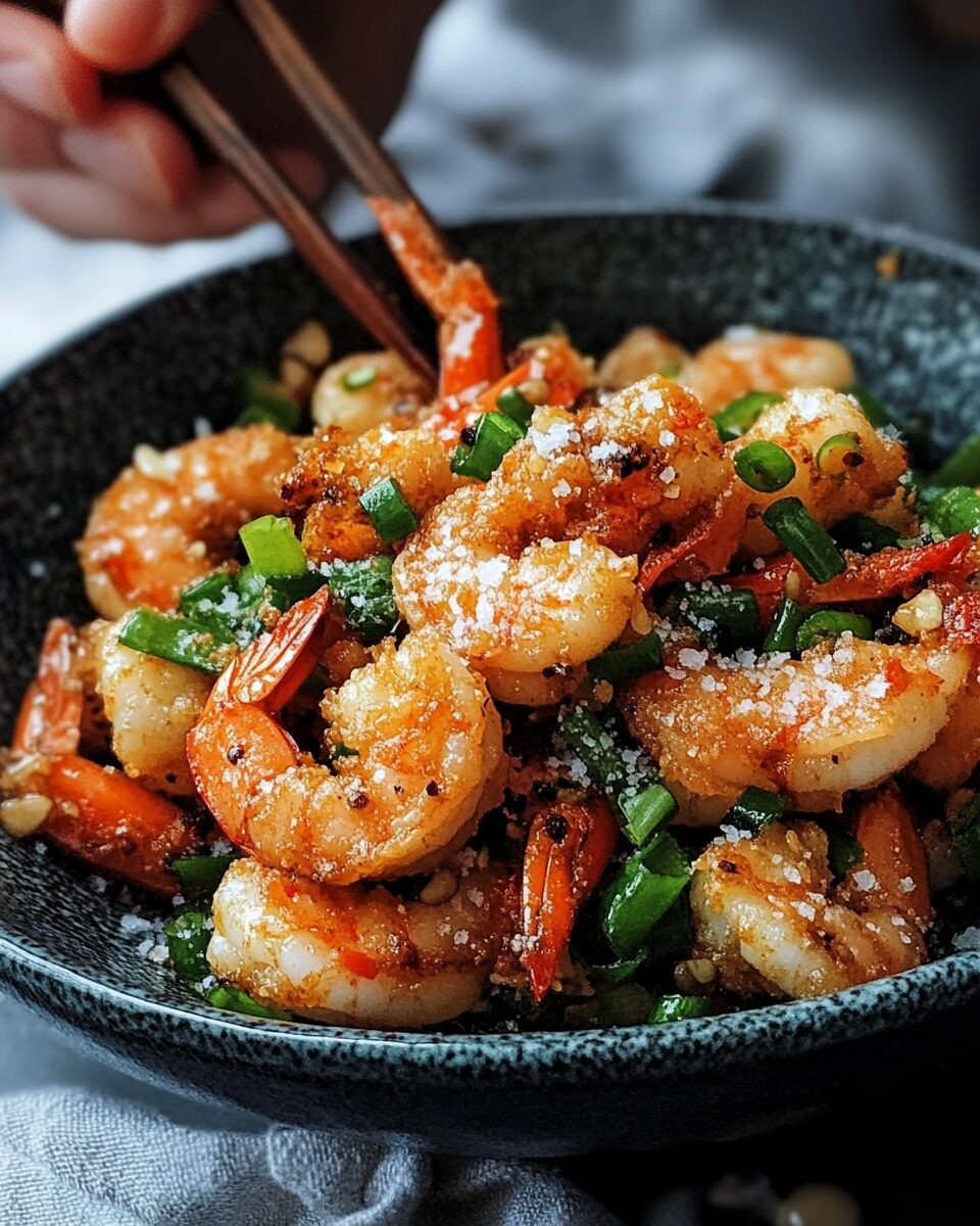 Crispy Chinese Salt & Pepper Prawns - Recipes by Zoey