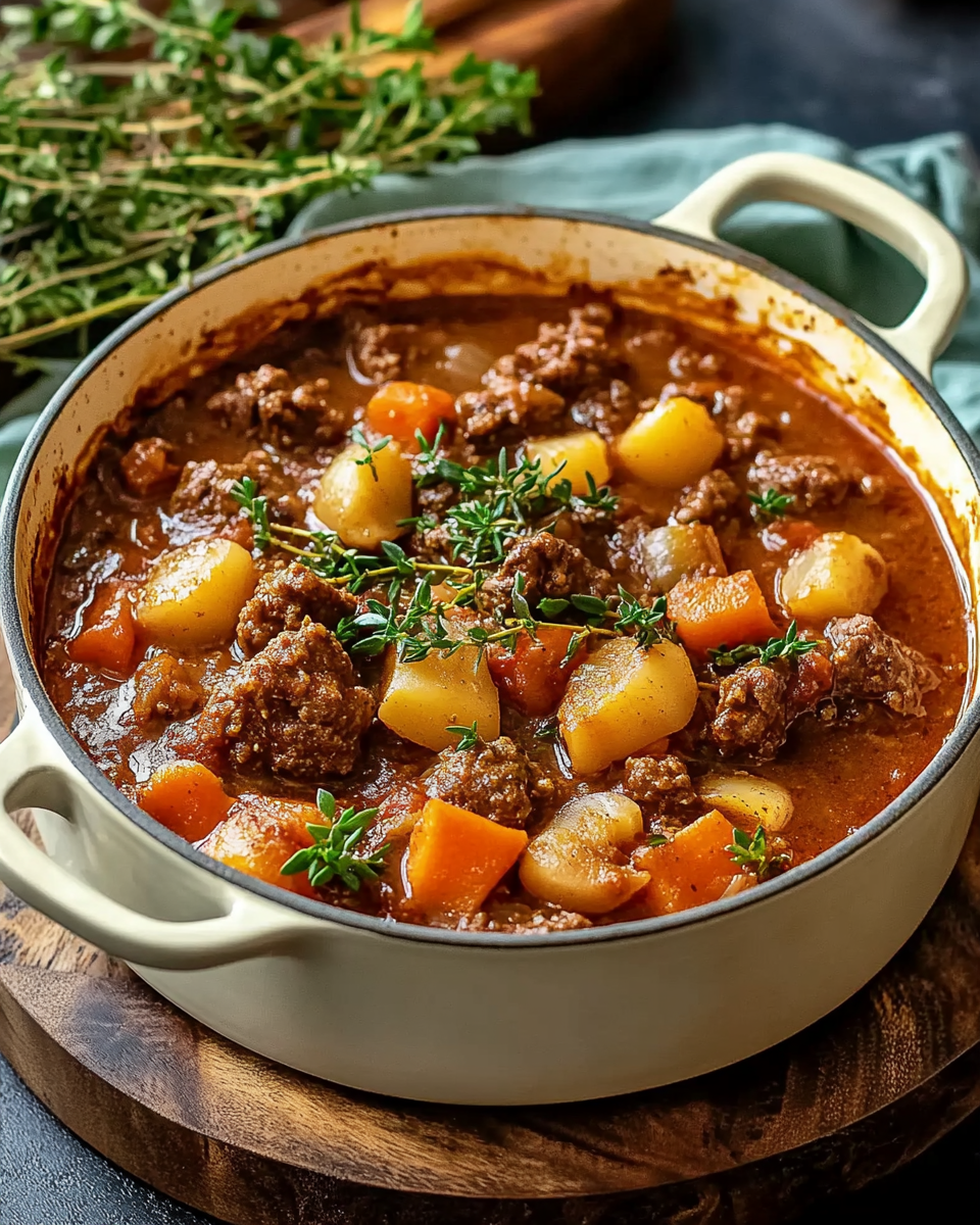 Tuscan Beef Casserole