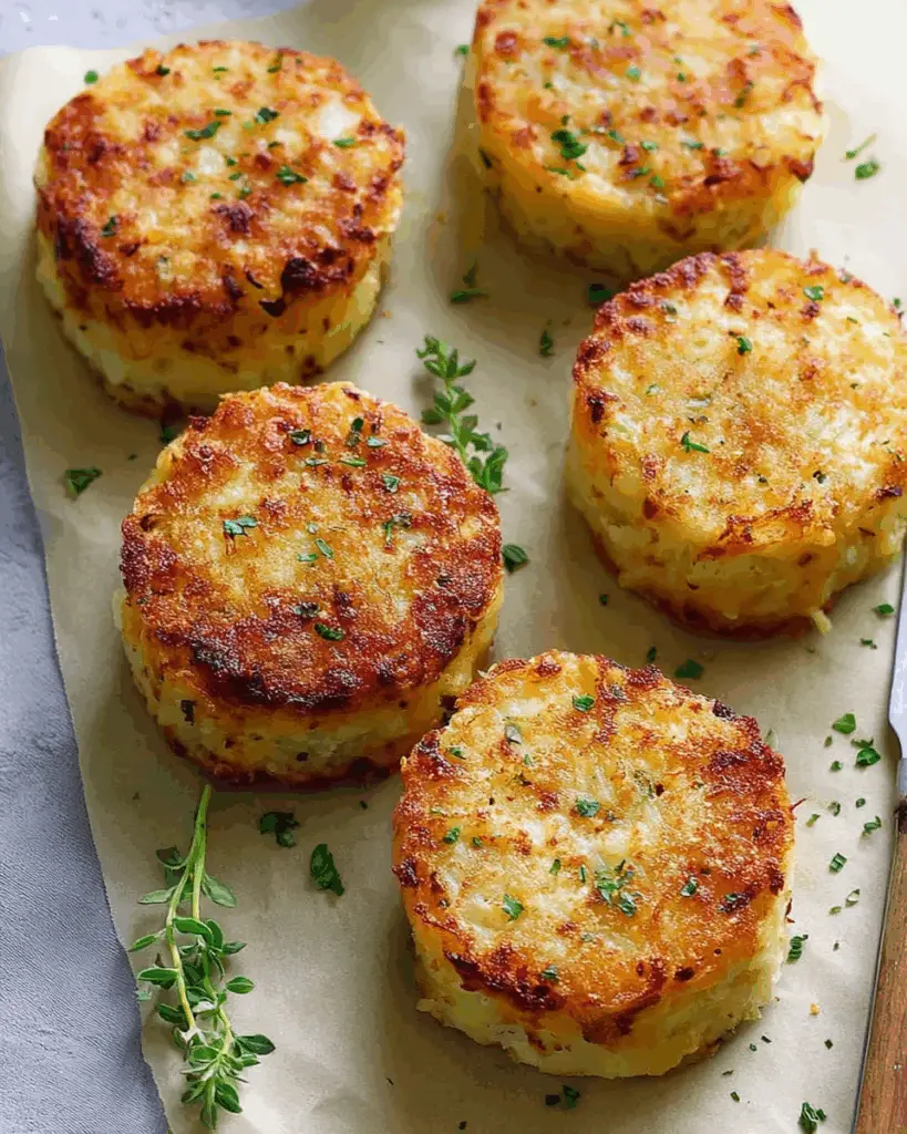 Oven Baked Mashed Potato Cakes