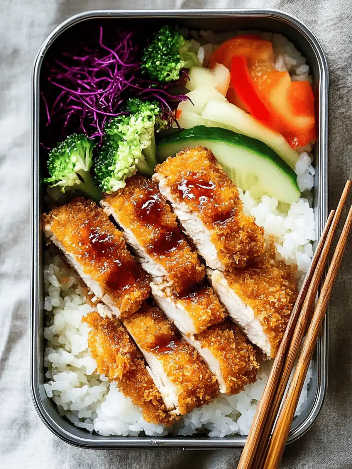 Ultimate Crispy Chicken Katsu Bento Box for Delicious Lunches