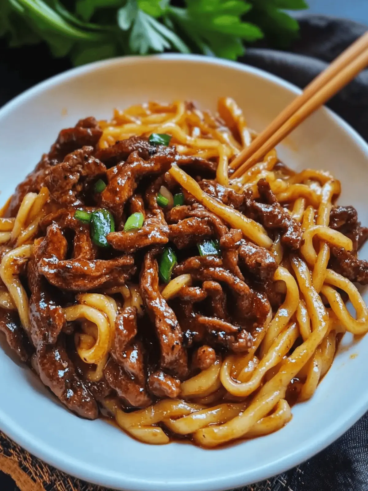 Quick and Flavorful Beef Black Pepper Udon in Just 20 Minutes