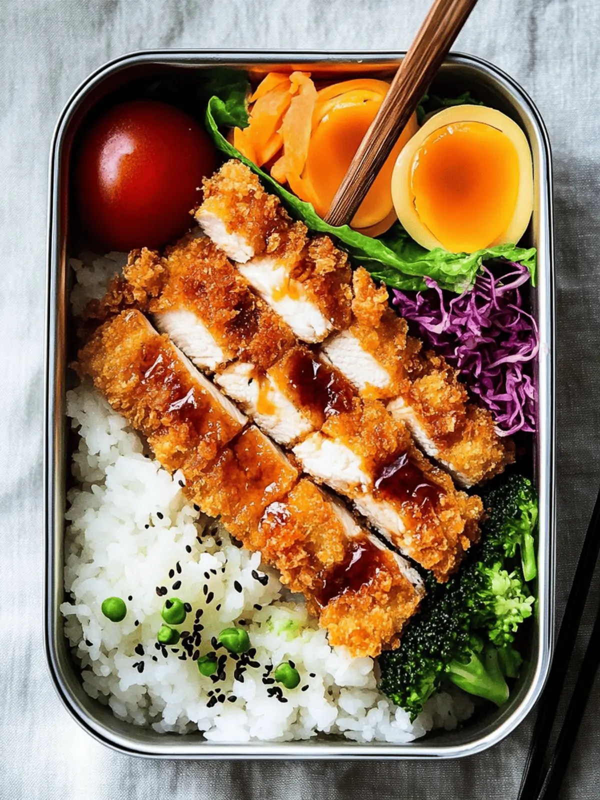 Ultimate Crispy Chicken Katsu Bento Box for Delicious Lunches