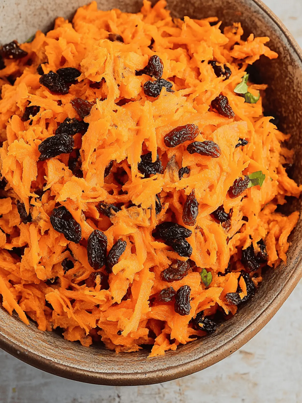 Irresistible Carrot Raisin Salad – A Deliciously Creamy Treat