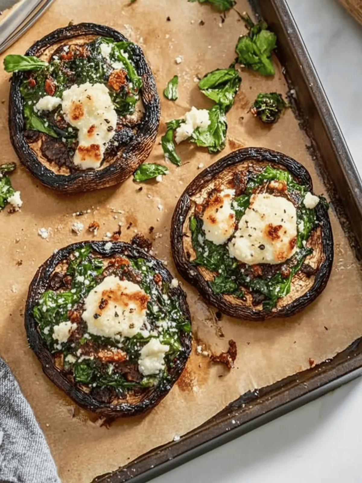 Irresistible Stuffed Portobello Mushrooms Recipe