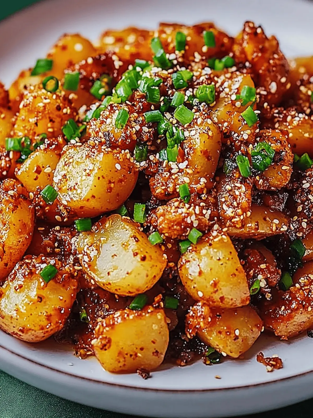 Ultimate Crispy Korean Potato Dish with Irresistible Sauce