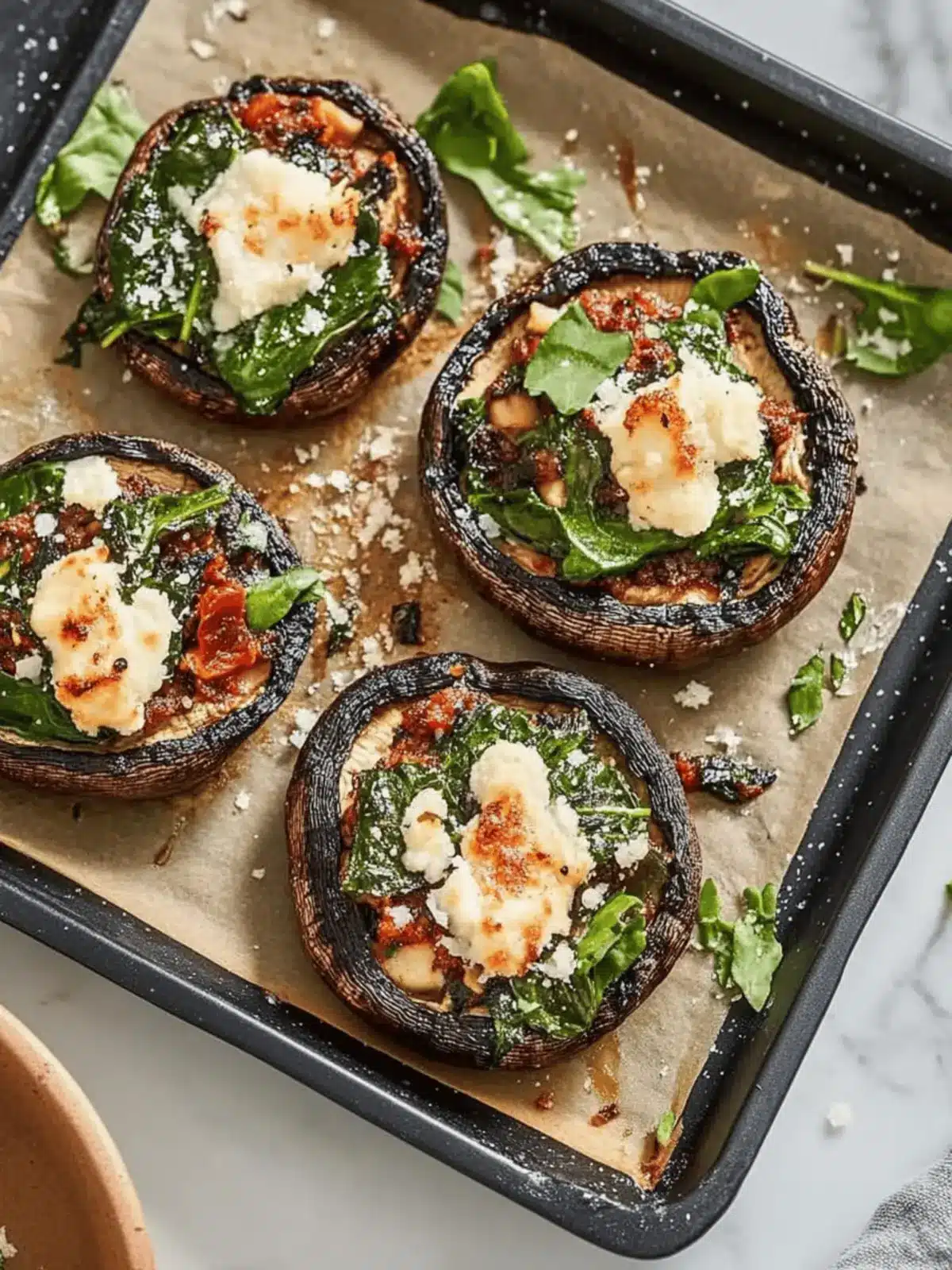 Irresistible Stuffed Portobello Mushrooms Recipe