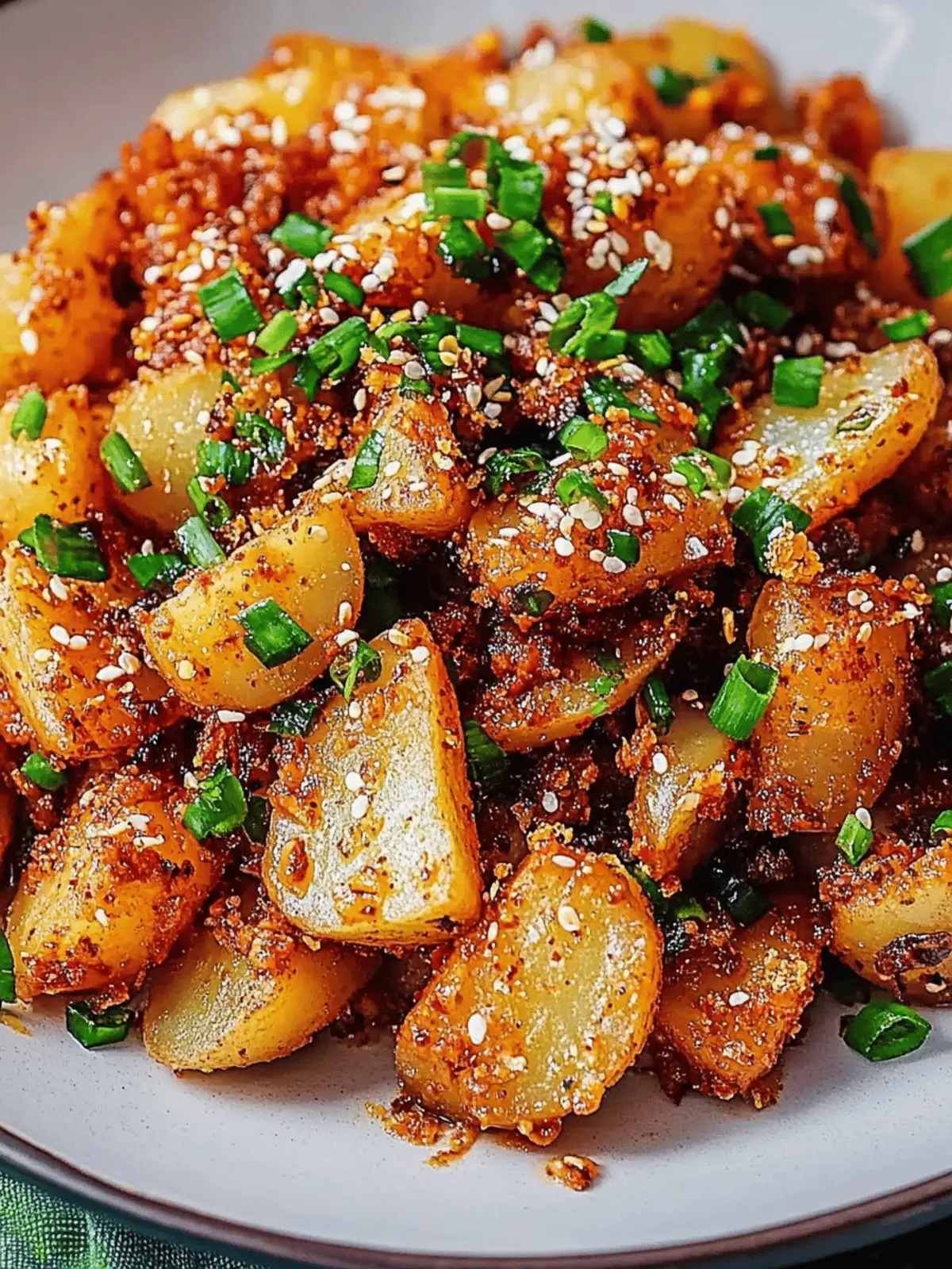 Ultimate Crispy Korean Potato Dish with Irresistible Sauce