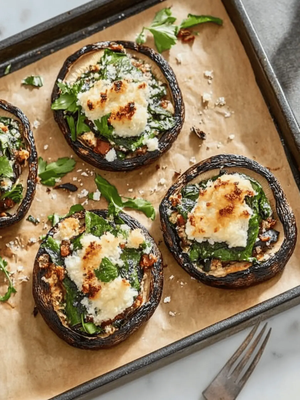 Irresistible Stuffed Portobello Mushrooms Recipe