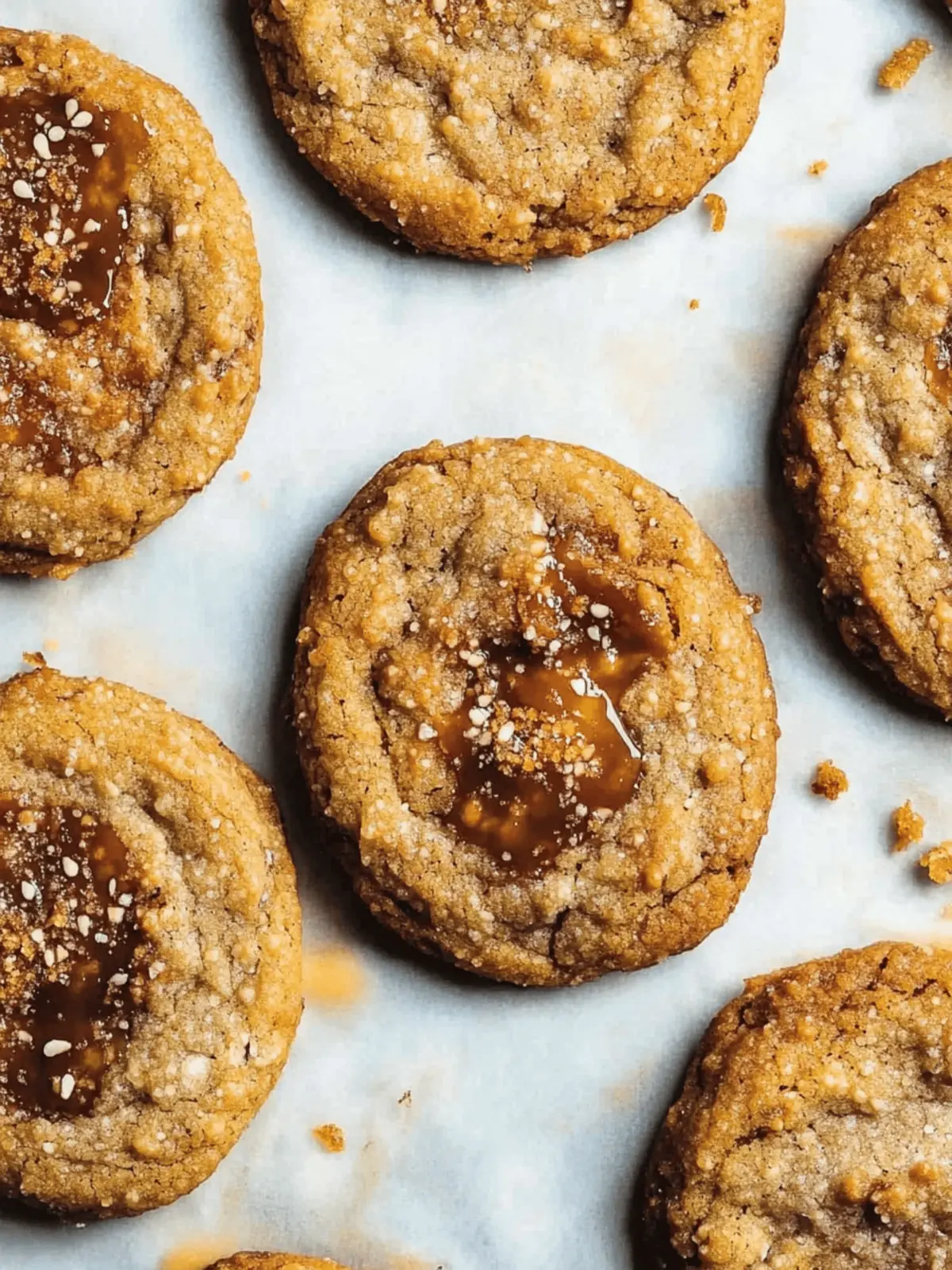 Irresistible Salted Caramel Sesame Cookies Recipe